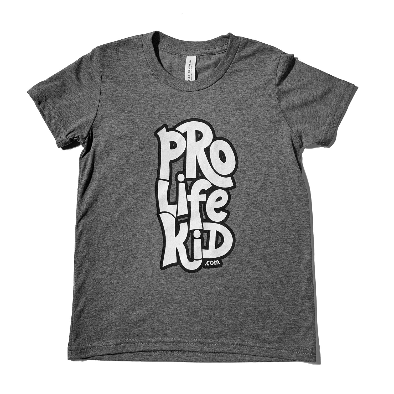 “Pro-Life Kid” t-shirt (gray-unisex) – ProlifeKids.com